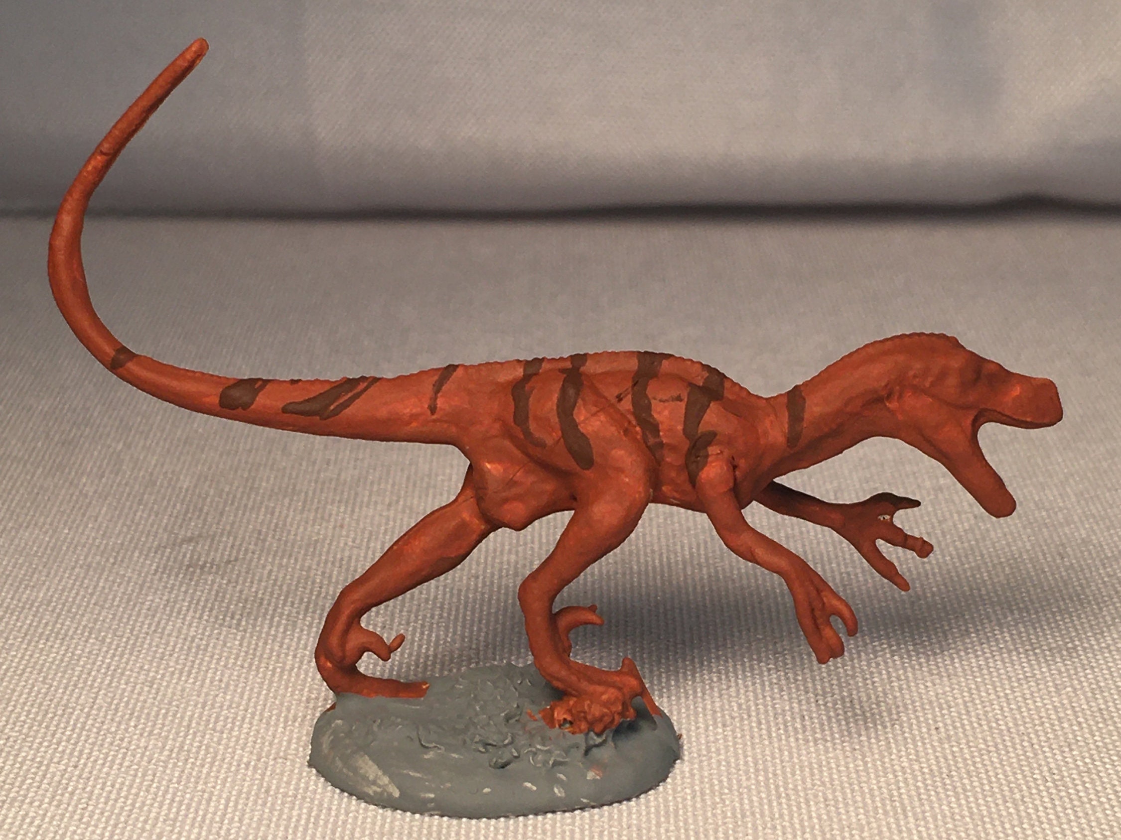 Velociraptor Painted Dnd Miniature/animal Companion/deinonychus Wild ...