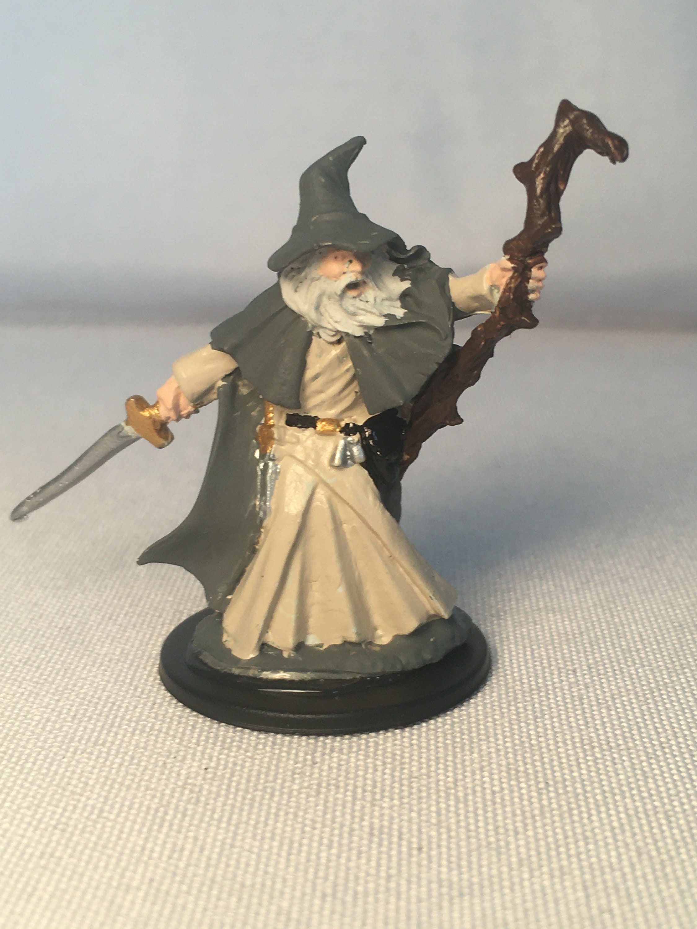 Human Wizard Painted Dnd Miniature/reaper Metal Pewter/human | Etsy