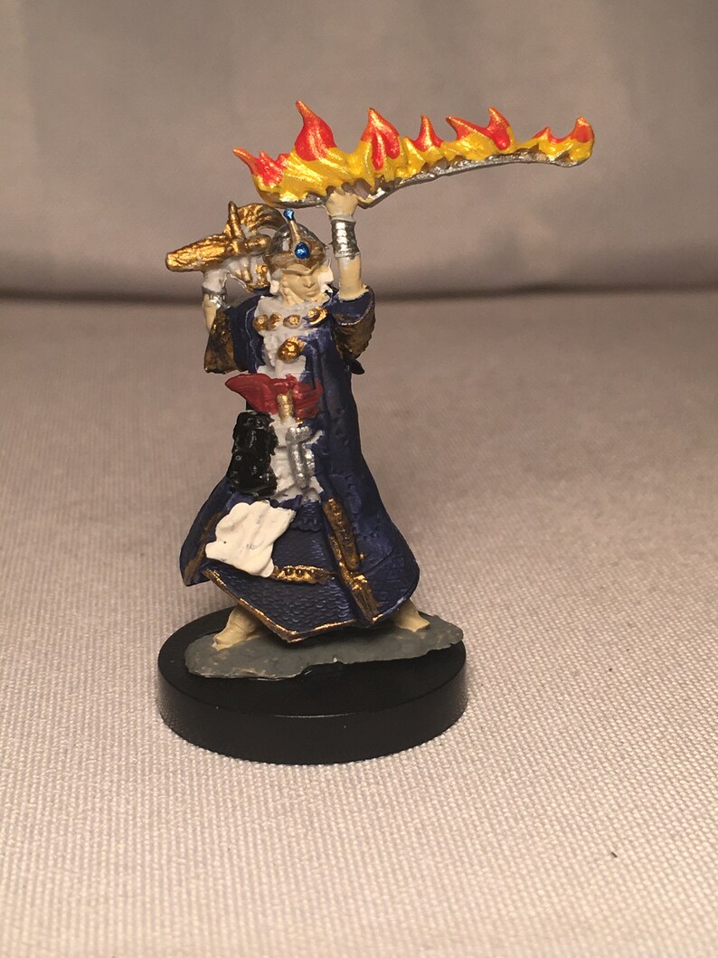 Female Human Cleric Painted Dnd Miniature/half Elf Cleric - Etsy