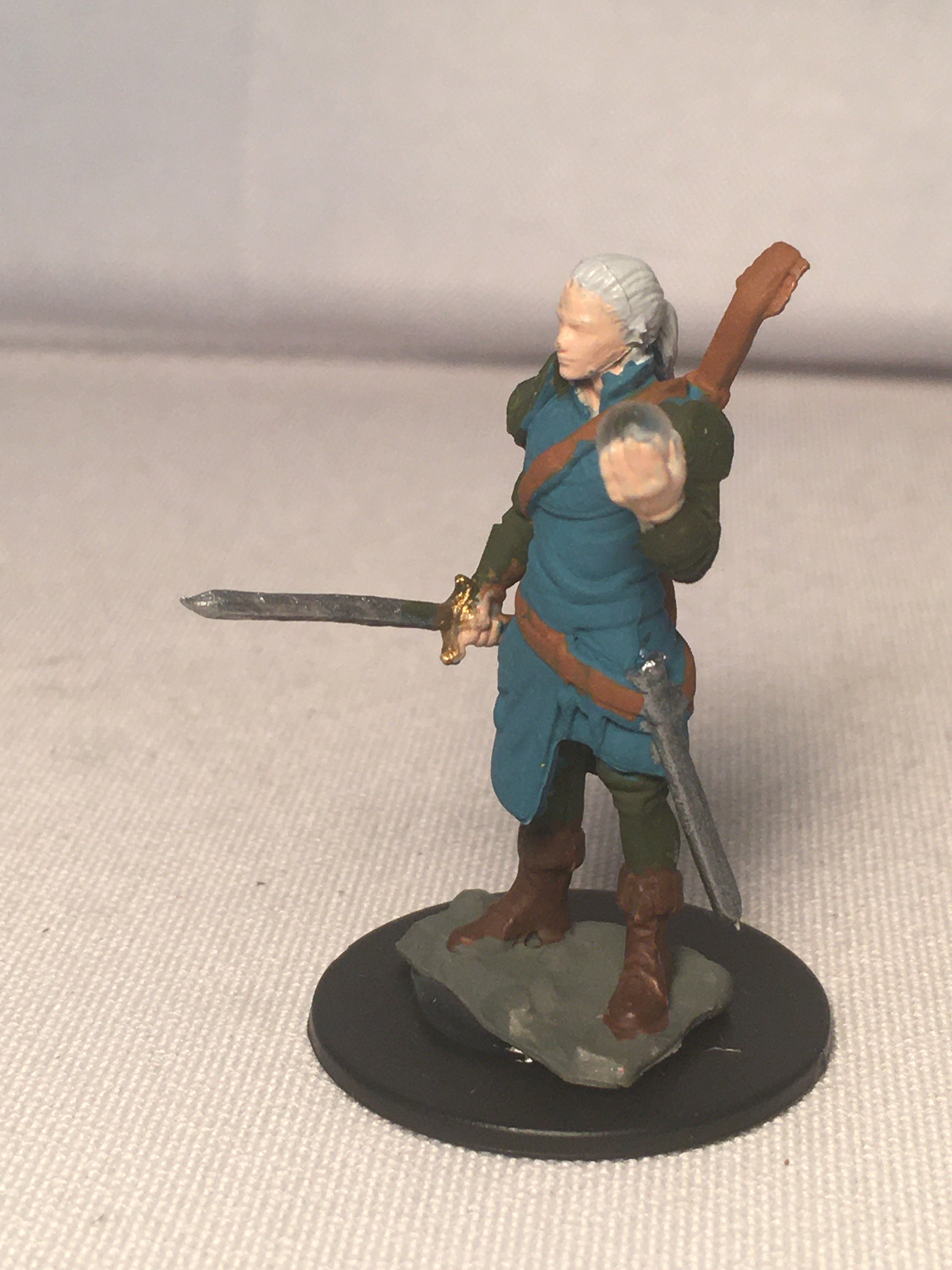 Human Bard Painted DnD Miniature/Half Elf Bard D&D Hand | Etsy
