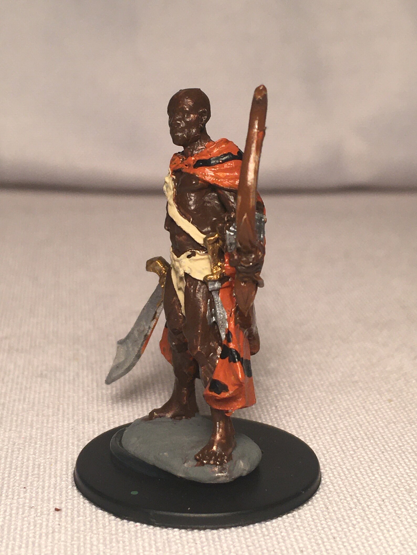 Human Ranger Painted Dnd Miniature/human Dark-skinned Chultan - Etsy