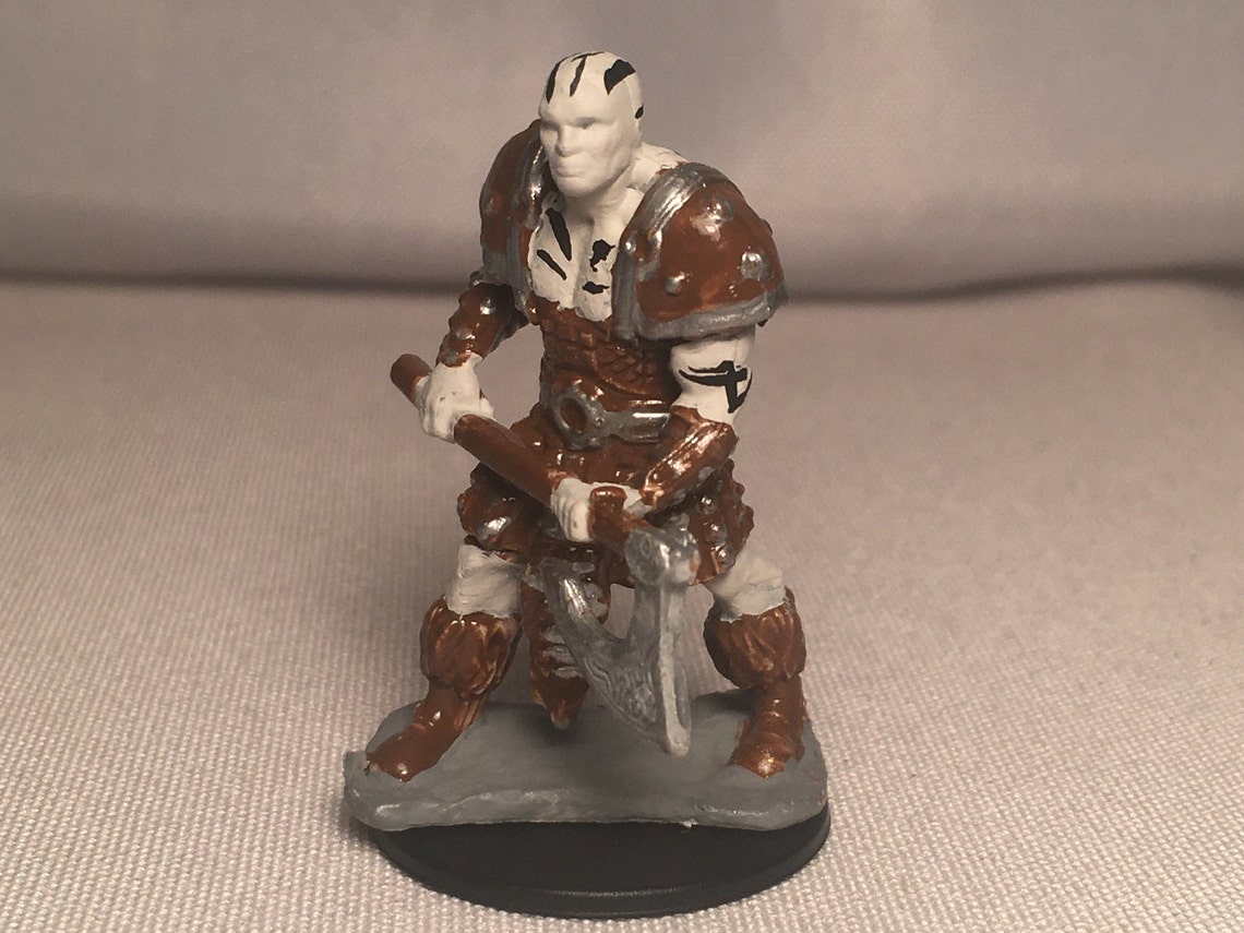 Goliath Ranger Painted Dnd Miniature/goliath Fighter Hand - Etsy
