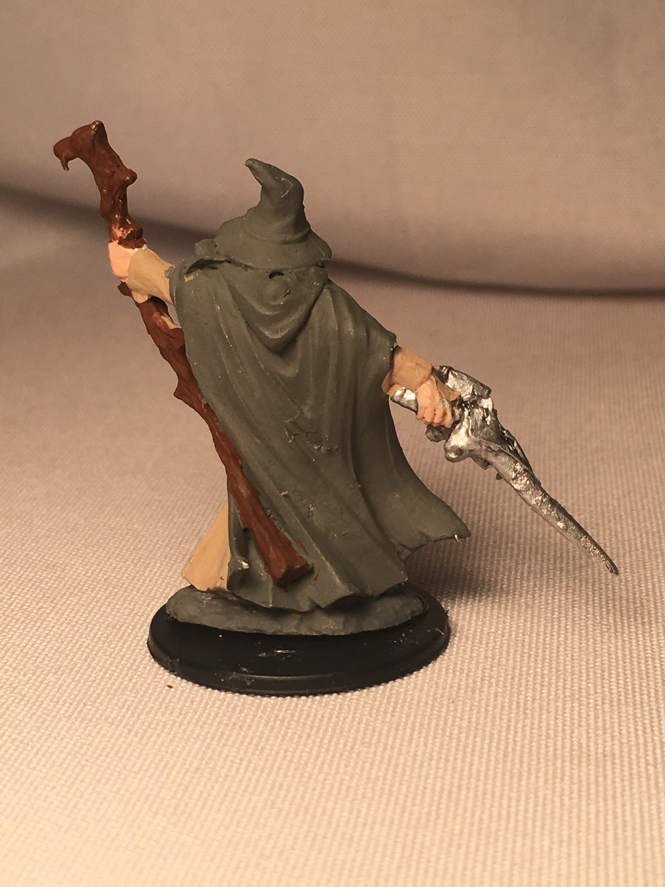 Human Wizard Painted Dnd Miniature/reaper Metal Pewter/human | Etsy