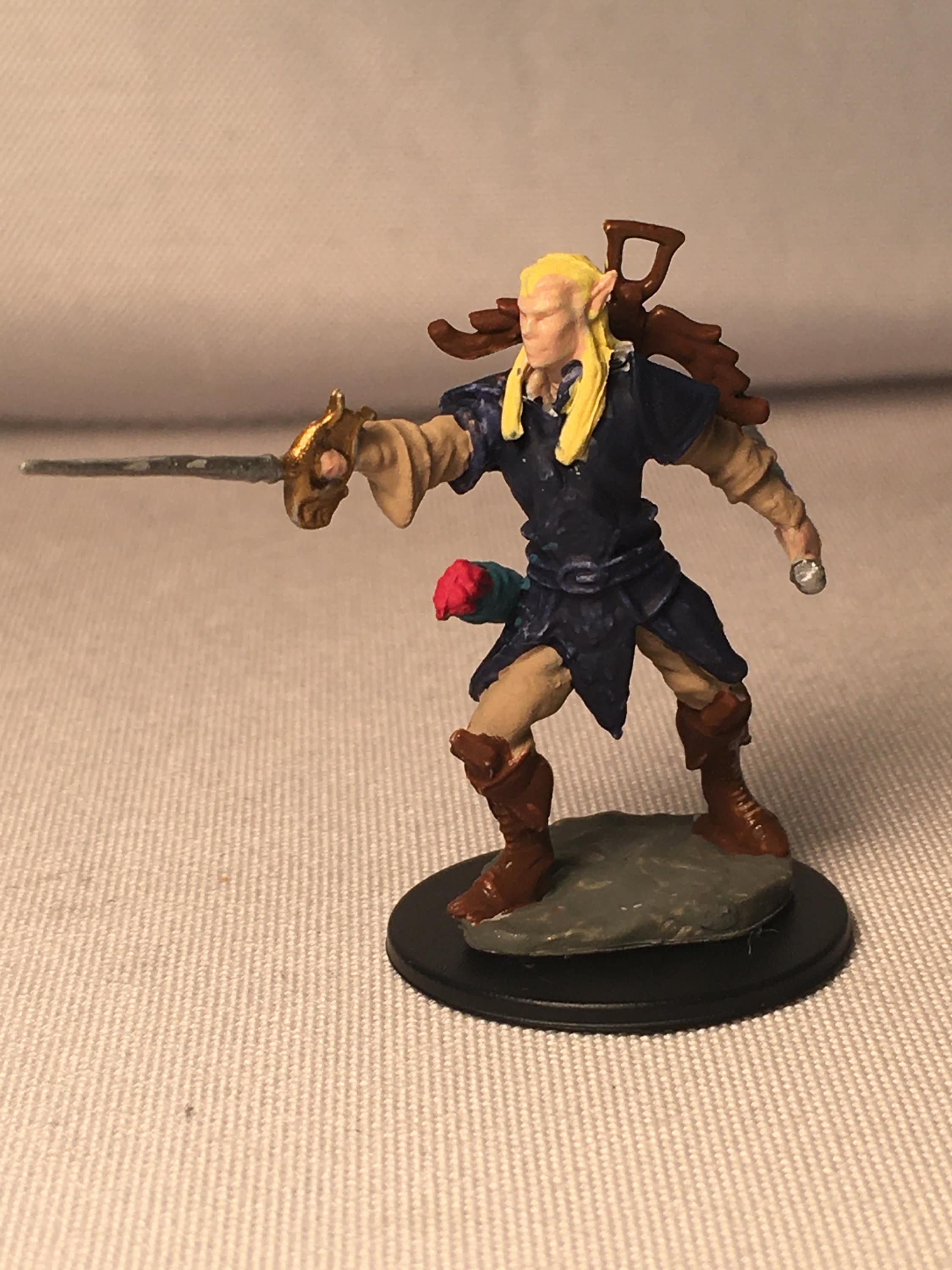 Toys Elf Rogue Painted DnD MiniatureElf Ranger Hand Painted MiniElf ...