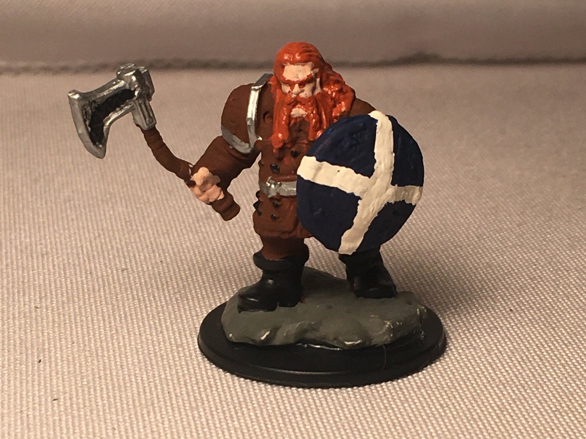 Dwarf Fighter Painted Dnd Miniature/dwarf Paladin Hand Painted Mini ...