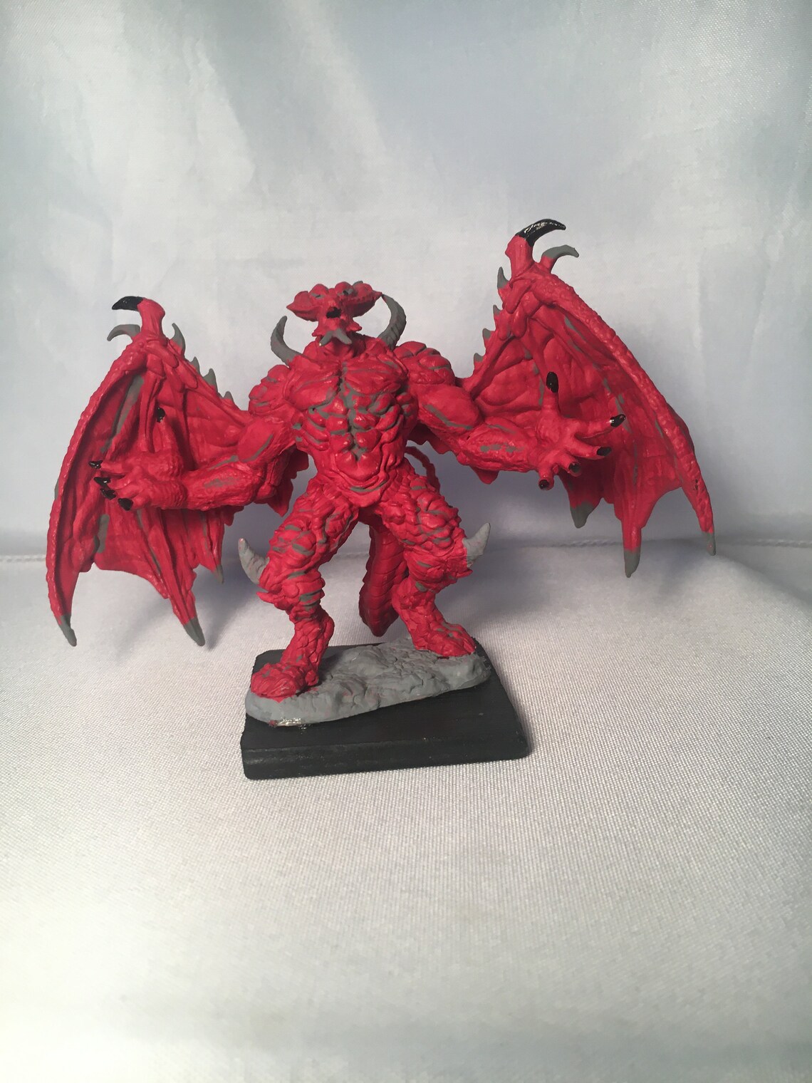 Pit Fiend/devil/painted Dnd Miniature/devil D&D Hand Painted - Etsy