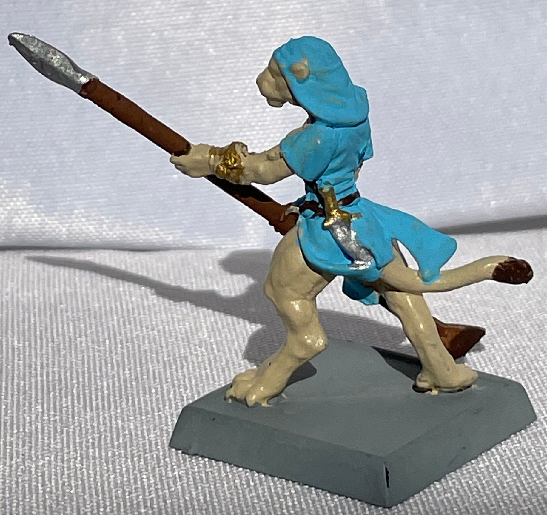 Leonal Barbarian Painted Dnd Miniature/leonal Fighter Hand Painted D&D ...