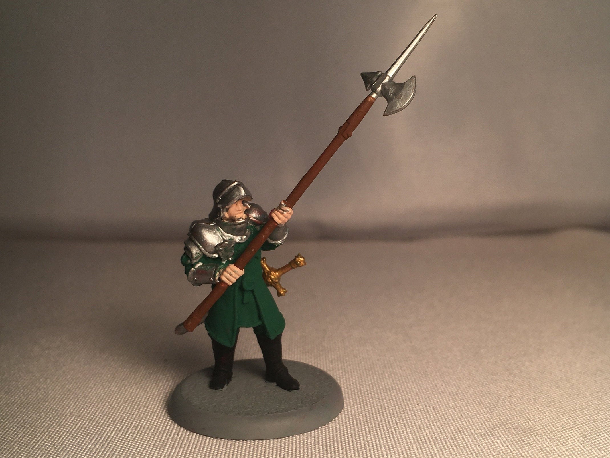 Human Halberdier Painted DnD Miniature/Human Halberd Hand | Etsy