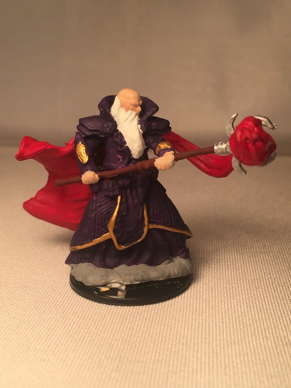 Human Wizard Painted DnD MiniatureHuman SorcererHuman Warlock Hand ...