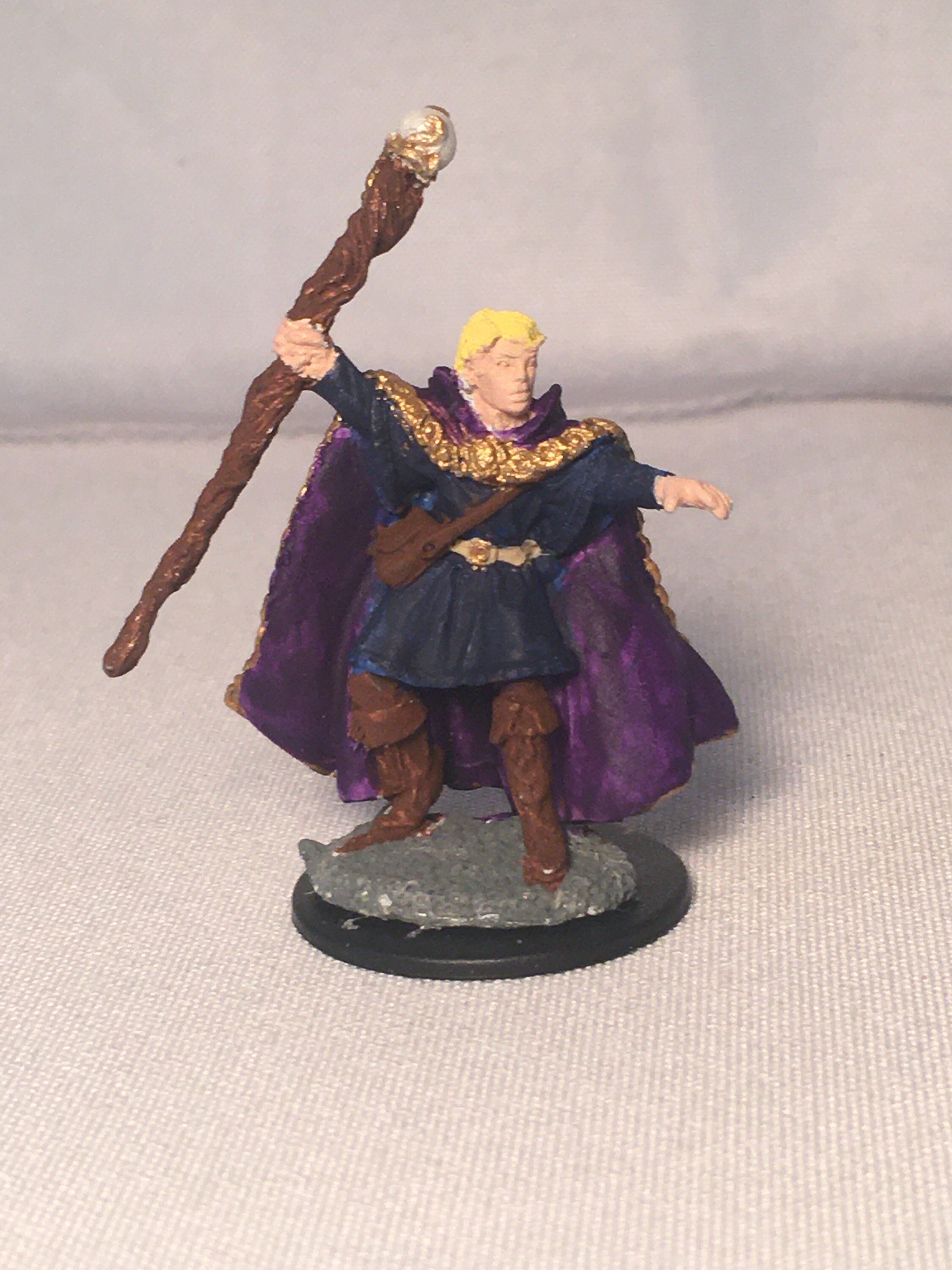 Human Wizard Painted Dnd Miniature/human Sorcerer/human Warlock Hand ...