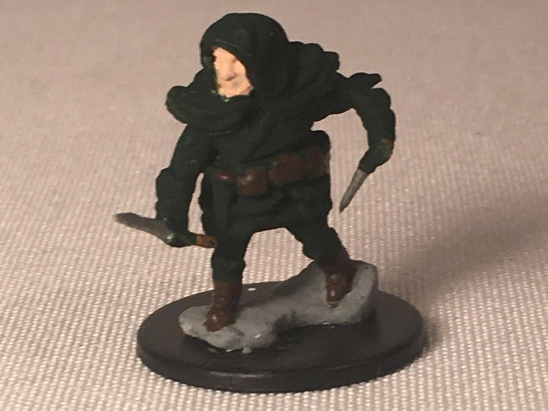 Halfling Rogue Arcane Trickster Painted DnD MiniatureHalfling Fighter ...