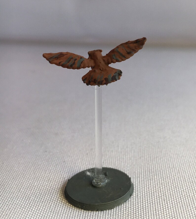 Owl Painted Dnd Miniature/wild Shape/polymorph/animal - Etsy