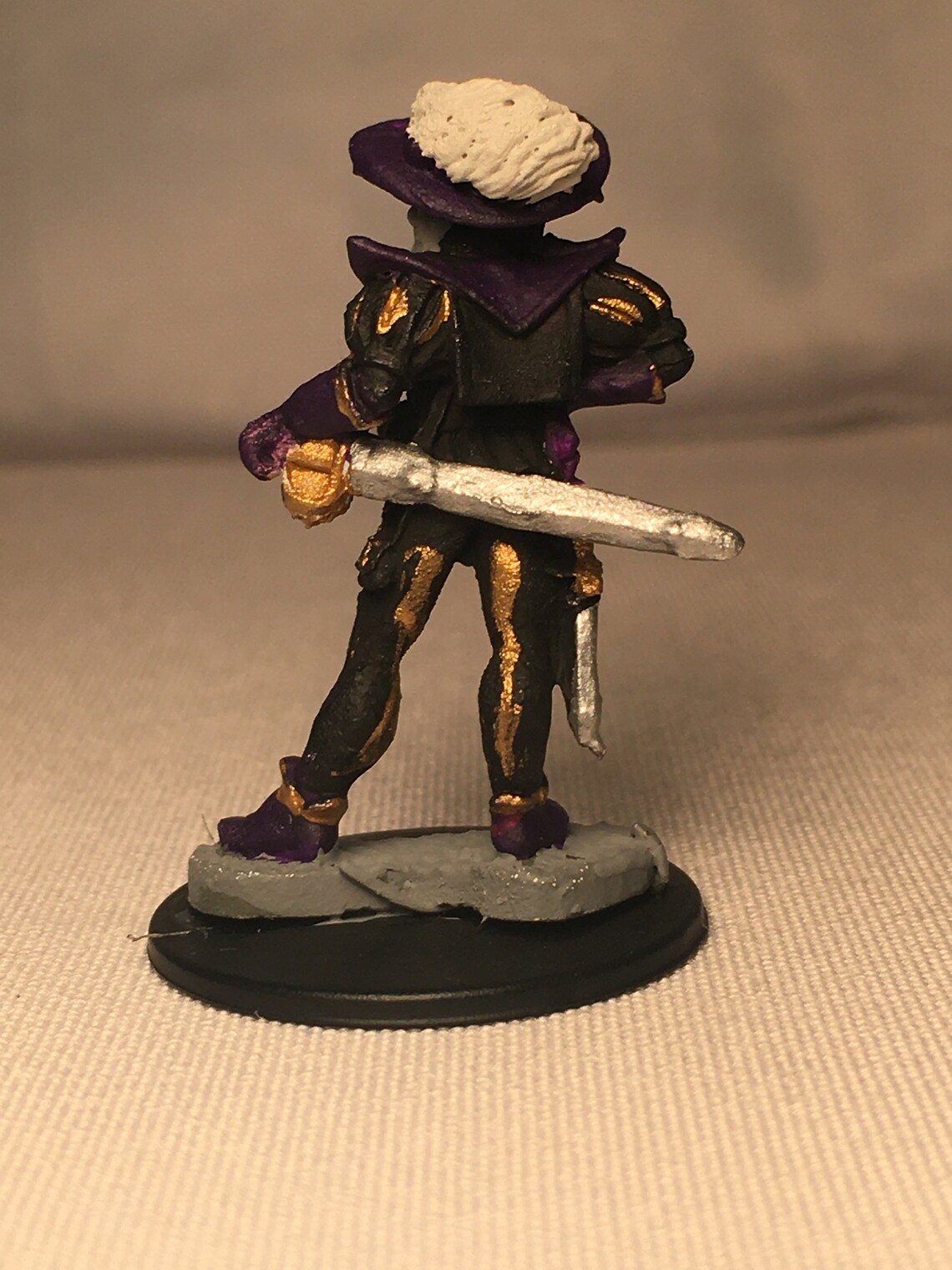 Drow Elf Rogue Painted Dnd Miniature/jarlaxle Baenre/drow Elf Fighter ...