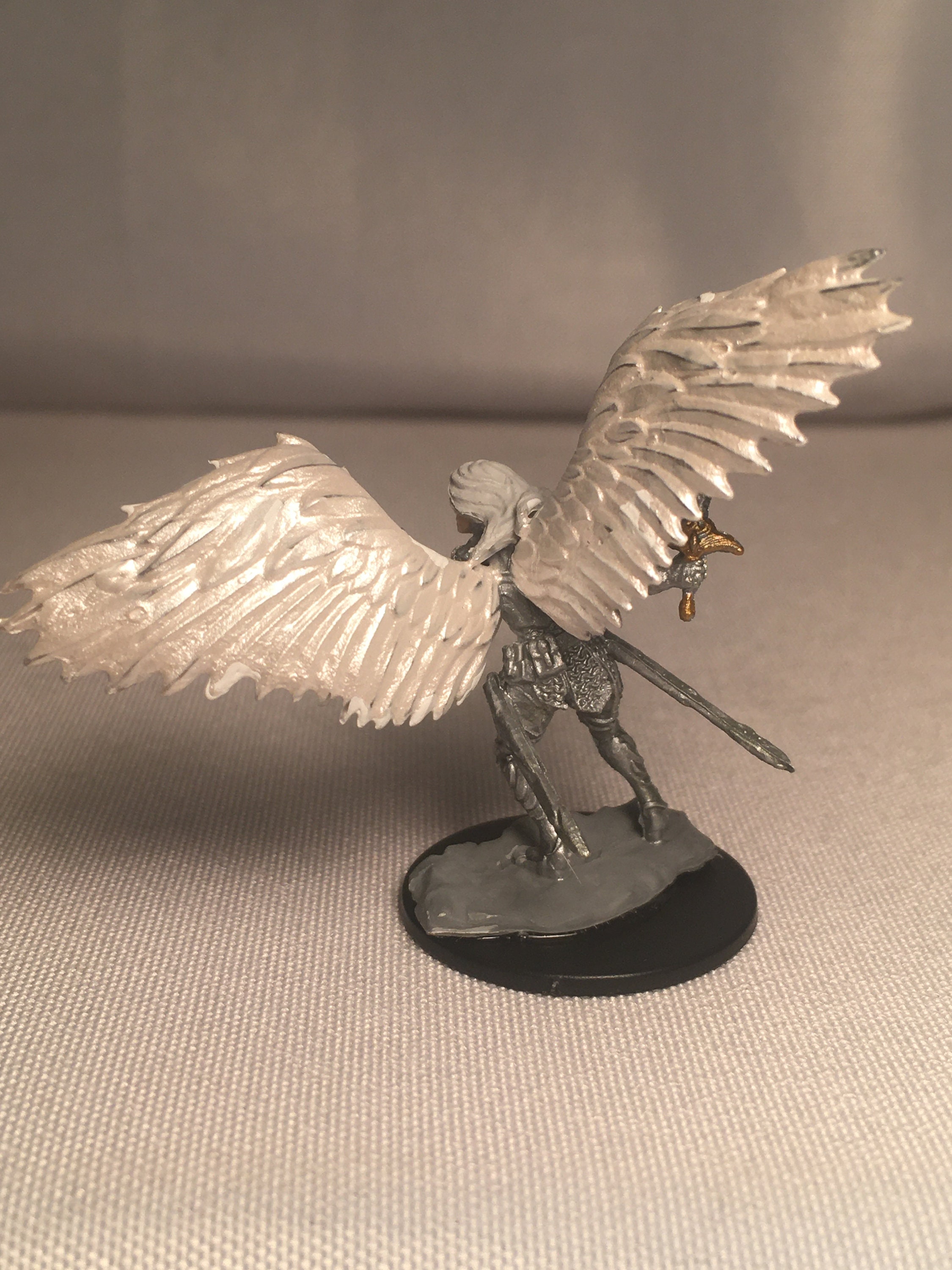 Female Aasimar Paladin Painted Dnd Miniature/female Aasimar | Etsy