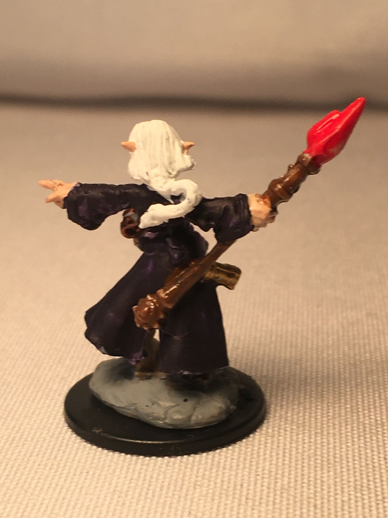 Female Gnome Wizard Painted Dnd Miniature/female Gnome - Etsy