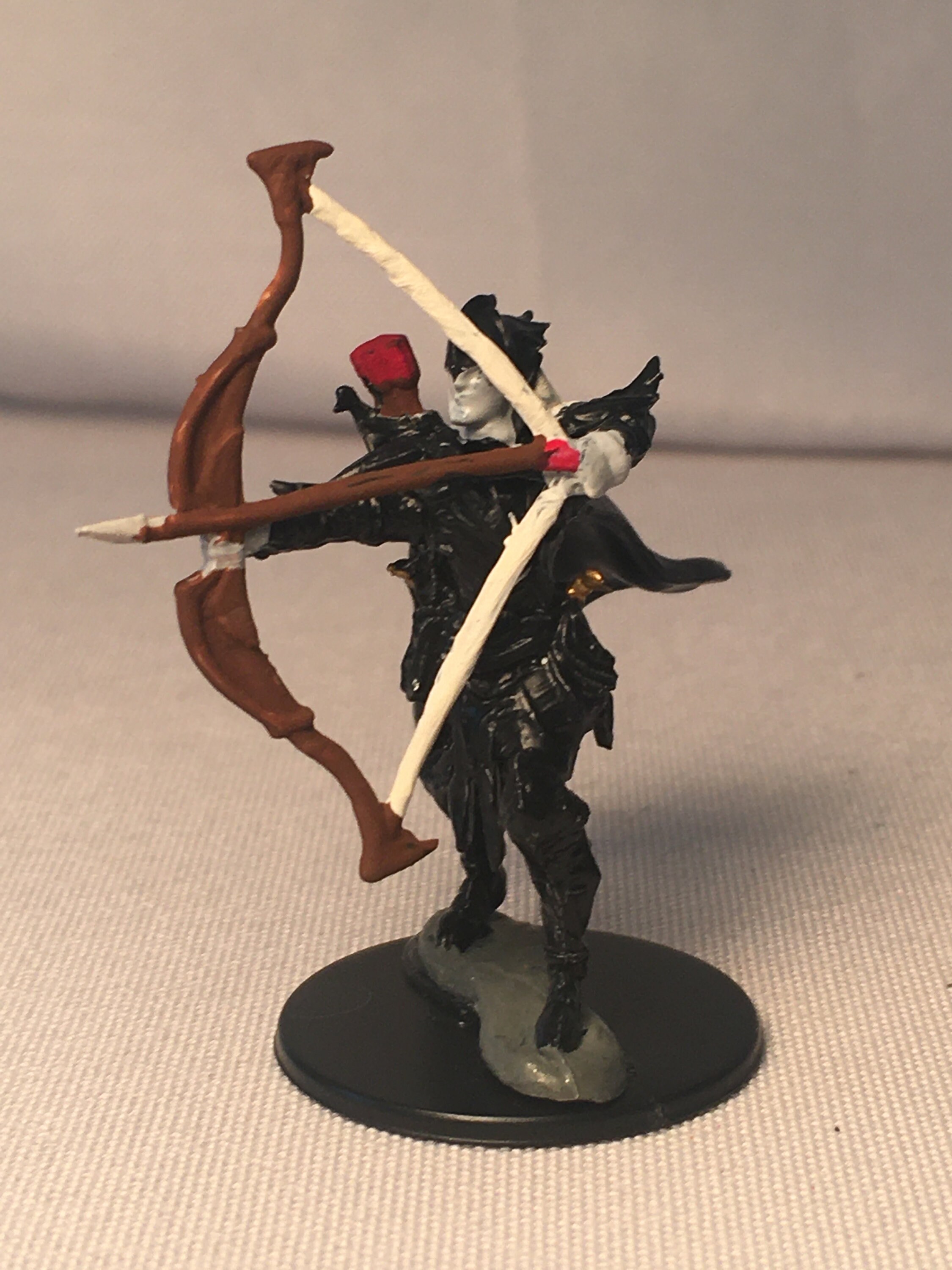 Drow Elf Ranger Painted Dnd Miniature/drow Elf Fighter Painted - Etsy