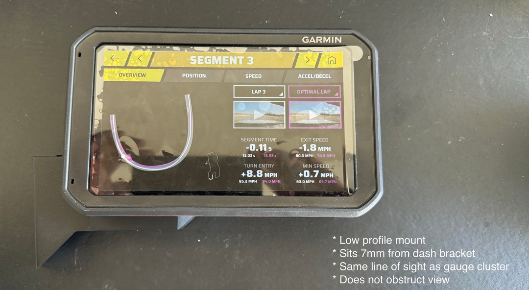 Garmin Catalyst Low Profile Mount for Honda S2000 - for Use With ...