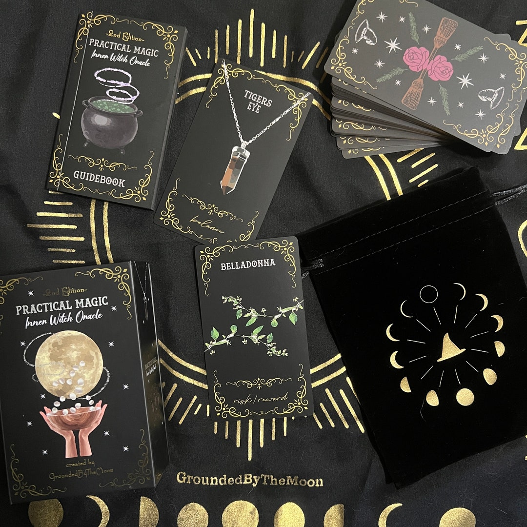 Practical Magic : Inner Witch Oracle Deck With Drawstring Velvet Bag ...