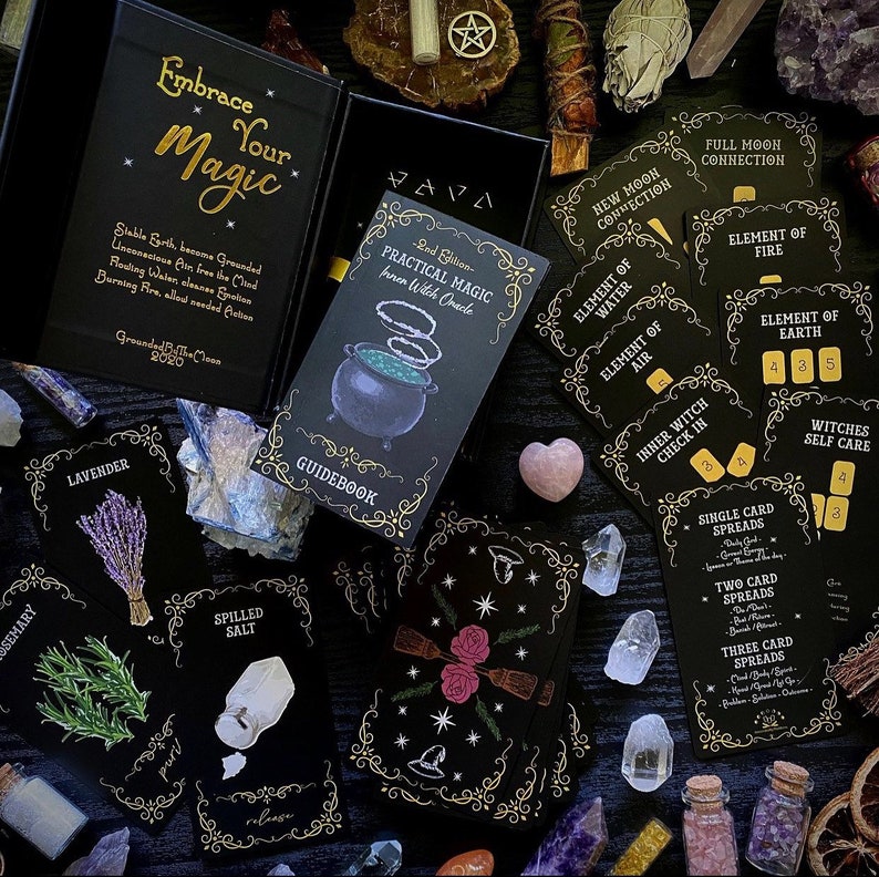 Practical Magic : Inner Witch Oracle Deck New Moon Edition - Etsy