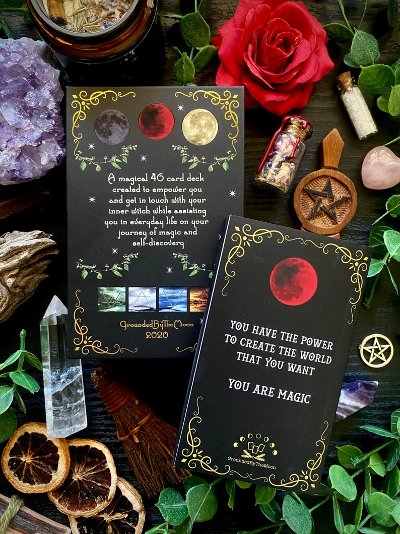 Practical Magic : Inner Witch Oracle Deck New Moon Edition - Etsy UK