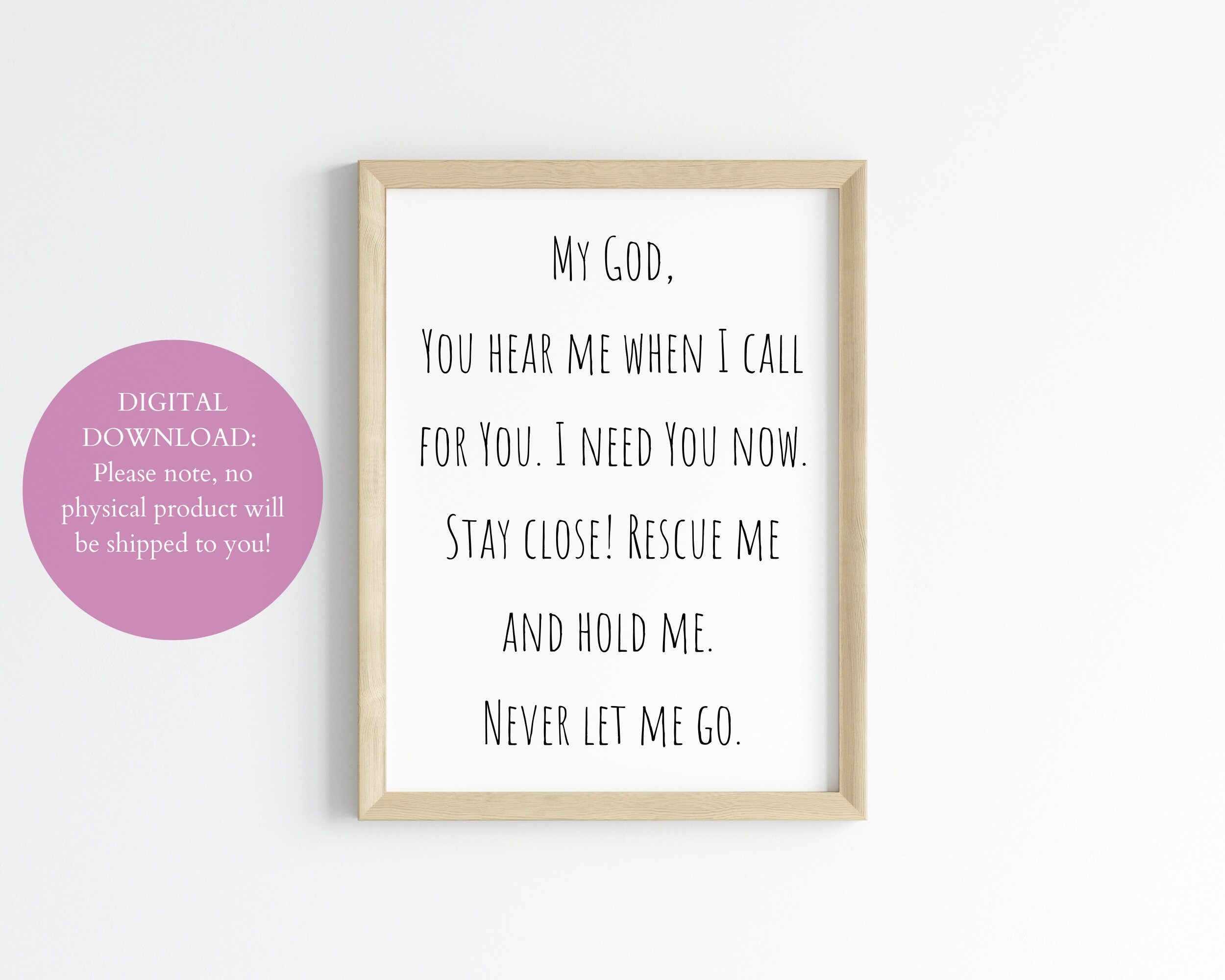 Prayer Printable Christian Aesthetic Faith Based Affordable Wall Art ...