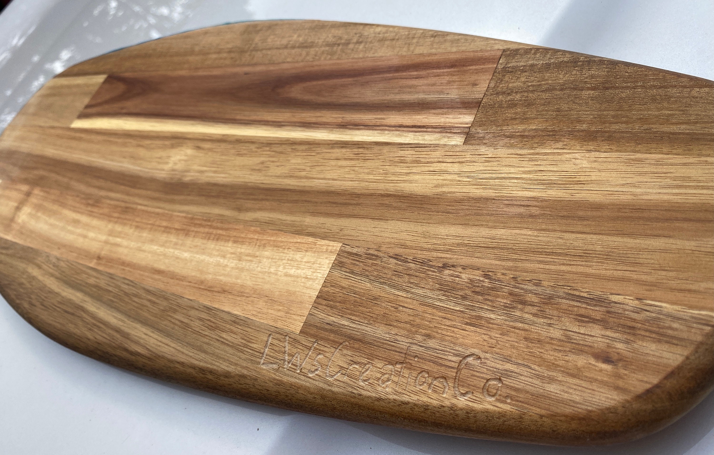 Ocean Wave CUTTING BOARD- Surfboard-shaped Resin Cheese Board/ Chopping ...