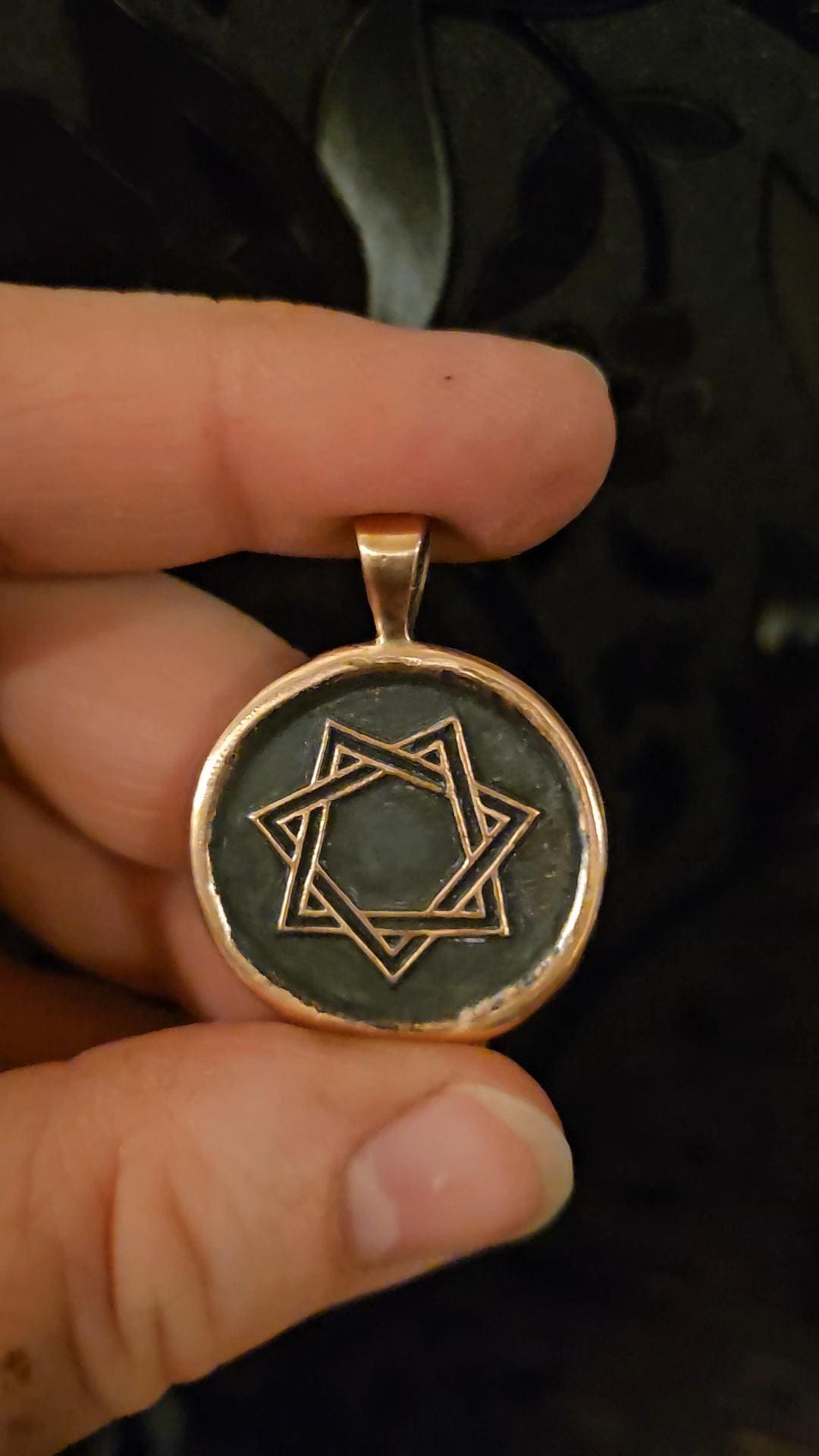 Star of Babalon | Pendant, Altar/divination Coin, or Rosary Connector ...