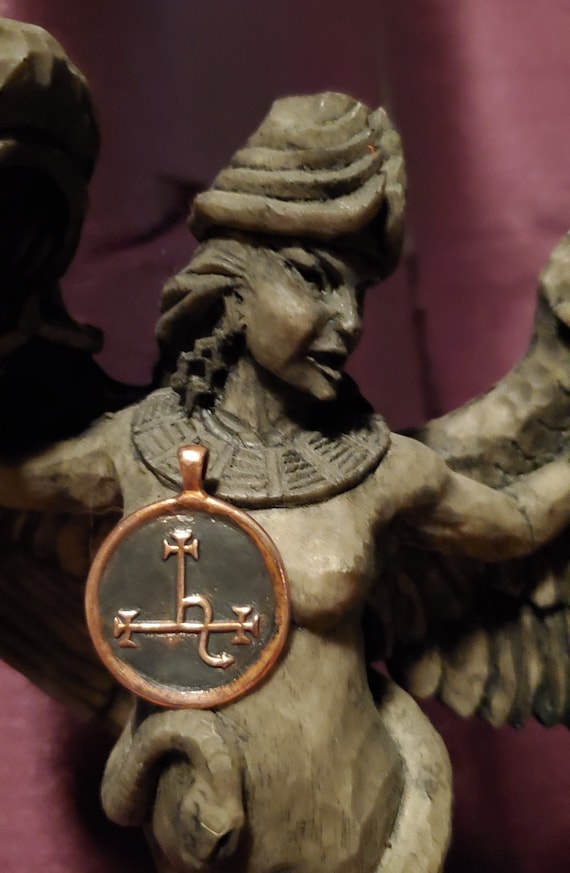 Lilith Pendant Altar/divination Coin or Rosary Centerpiece | Etsy