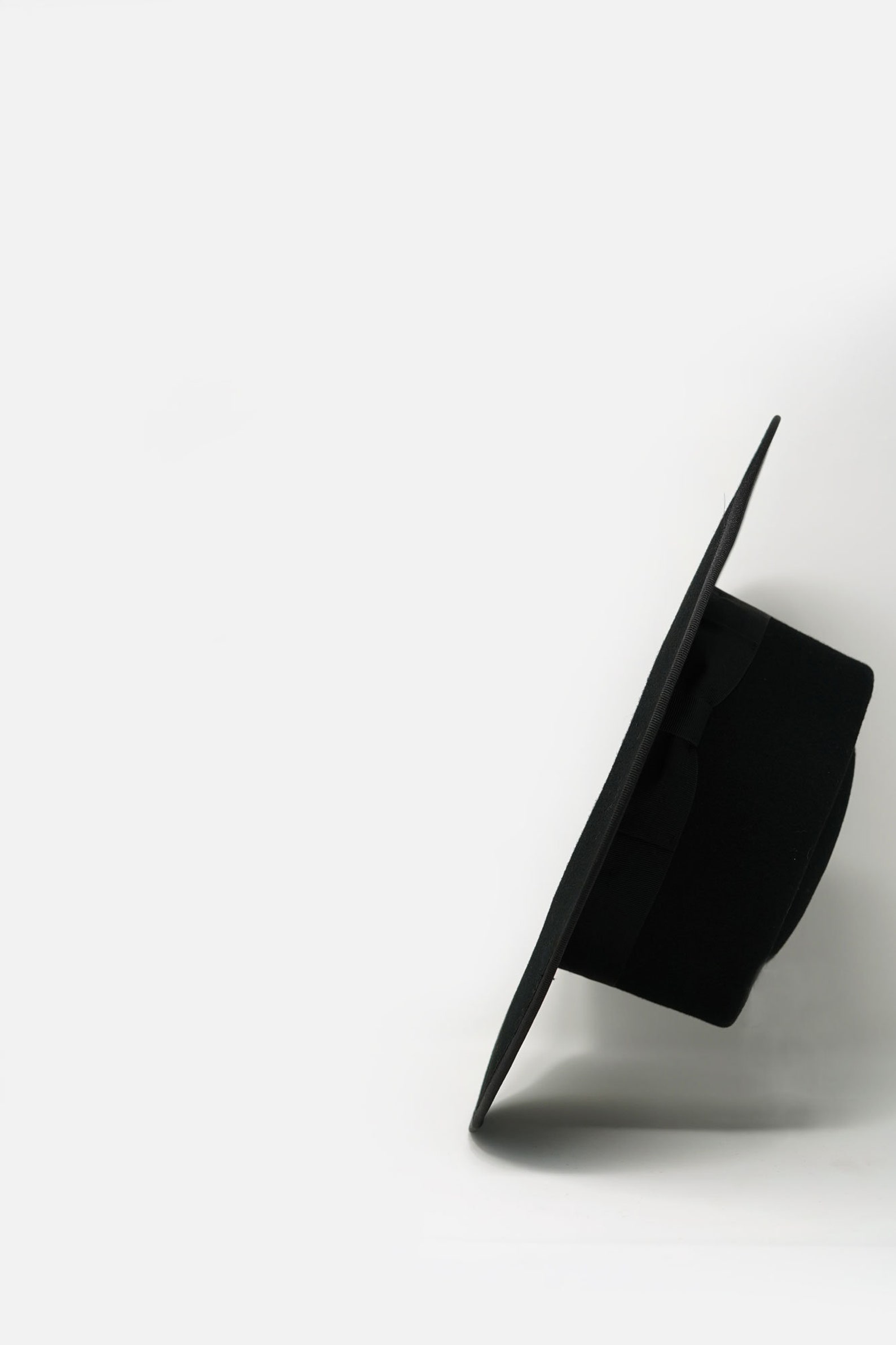 Benezet Wool Felt Boater Hat Black - Etsy