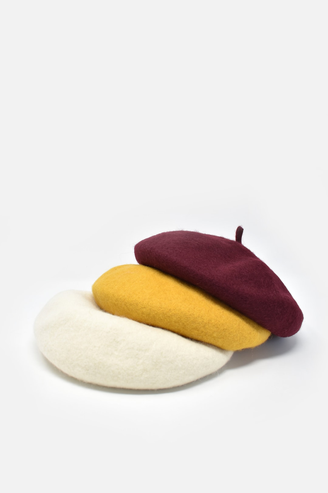 Kids Beret 100% Wool French Beret Hat - Adjustable Wool Beret - Beret ...