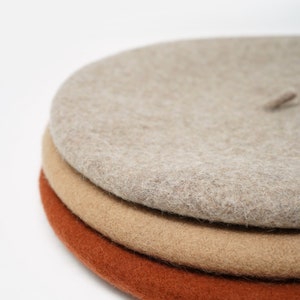 Wool French Beret Hat - Handmade Wool Beret - Etsy