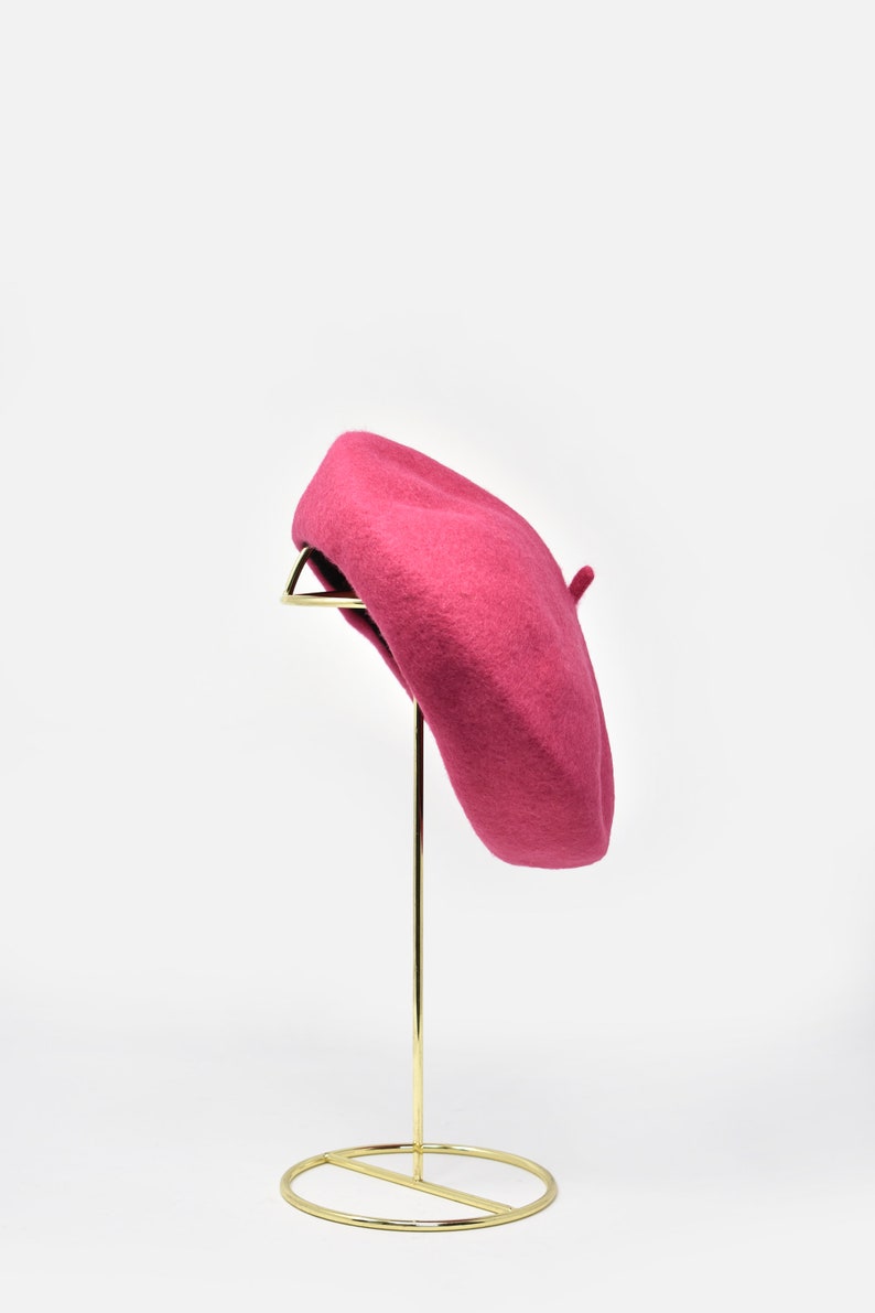 100% Wool French Beret Hat - Antoinette Adjustable Wool Beret - Etsy