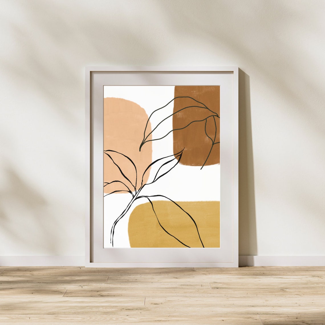 Abstract Botanical Line Art Abstract Print Abstract Wall Art Abstract ...