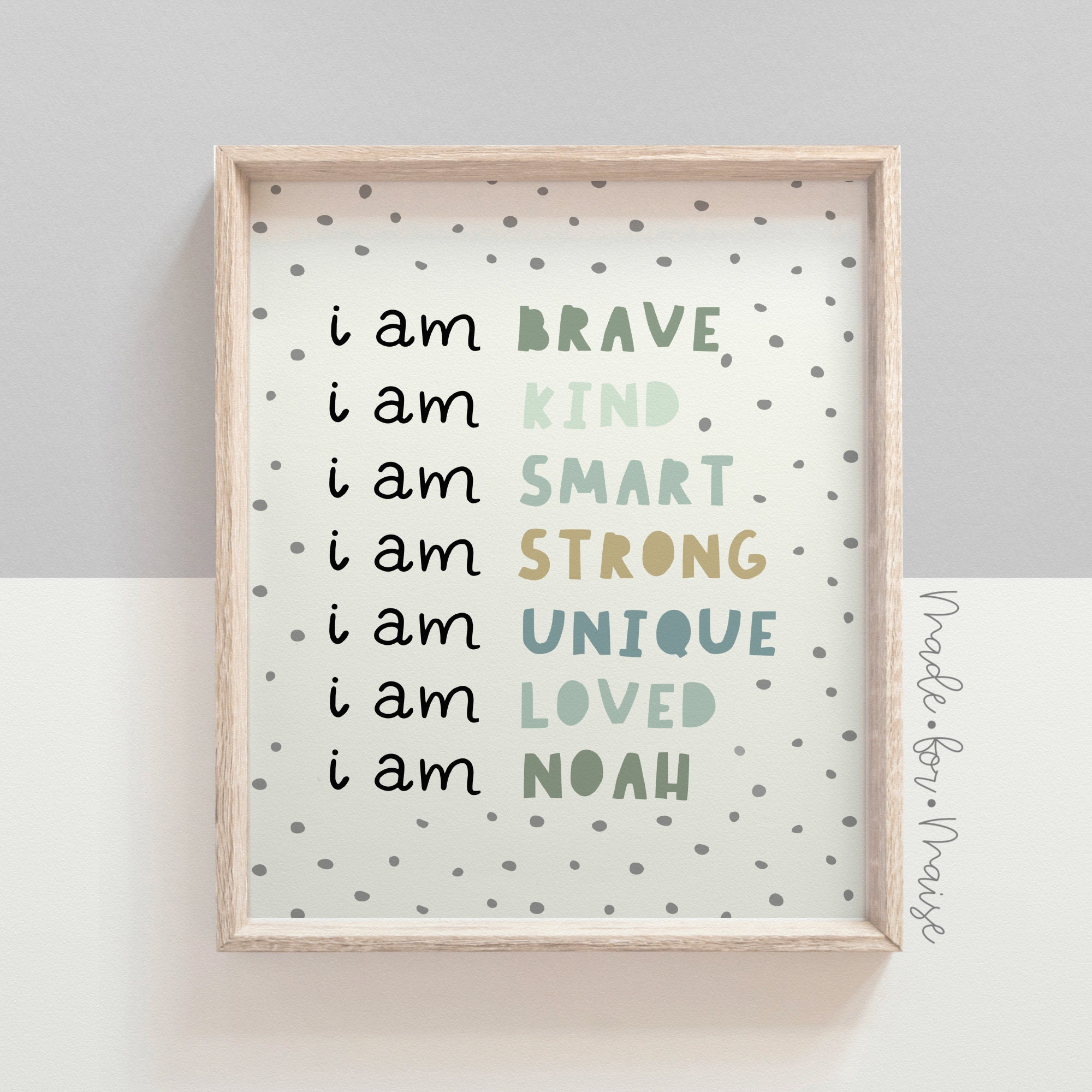 Tumbler Personalized Blue, I Am Kind, I Am Kind Poster, I Am Smart, I ...