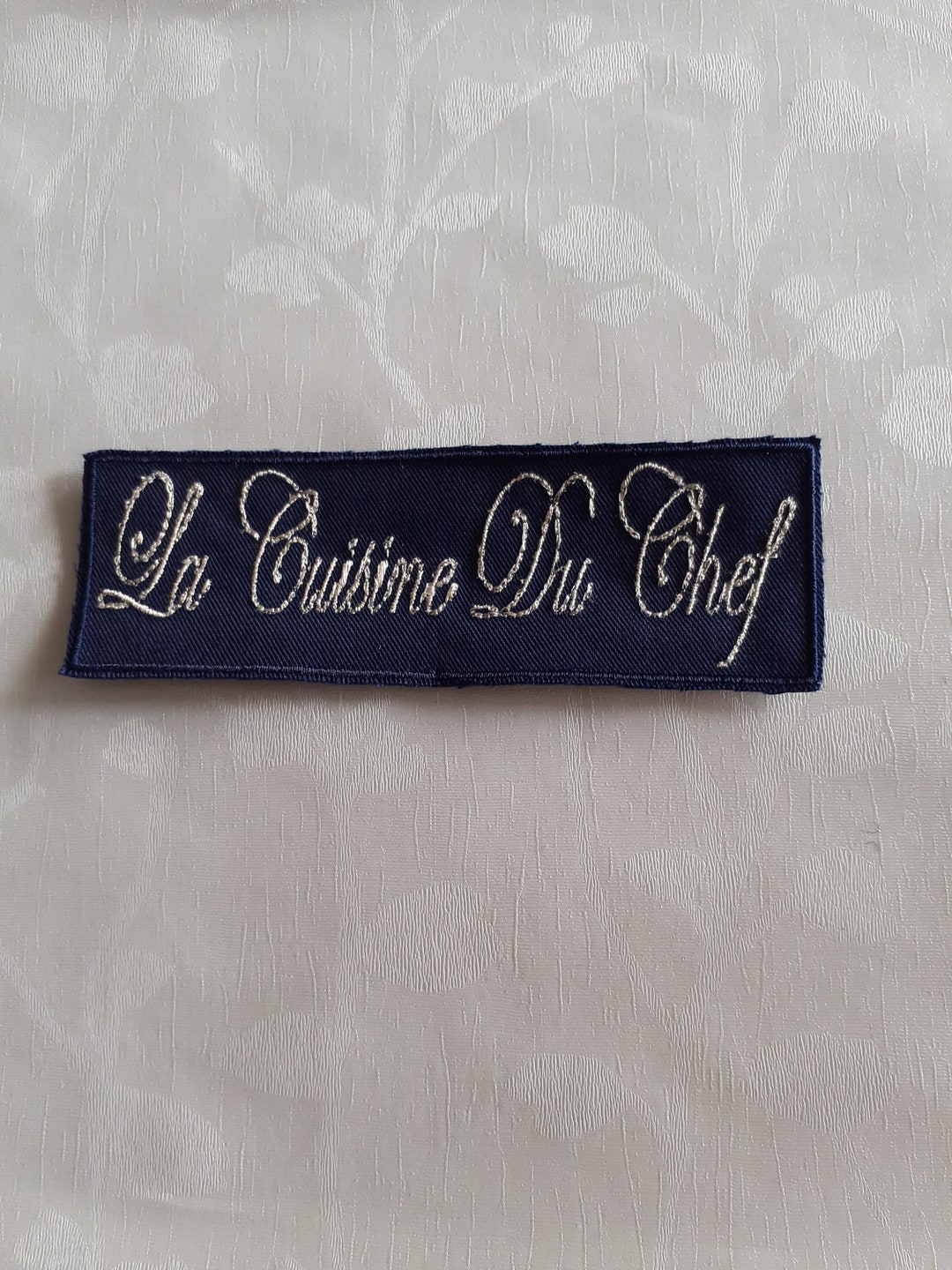 La Cuisine Du Chef Patch Embroidered to Sew customized-kitchen Clothing ...