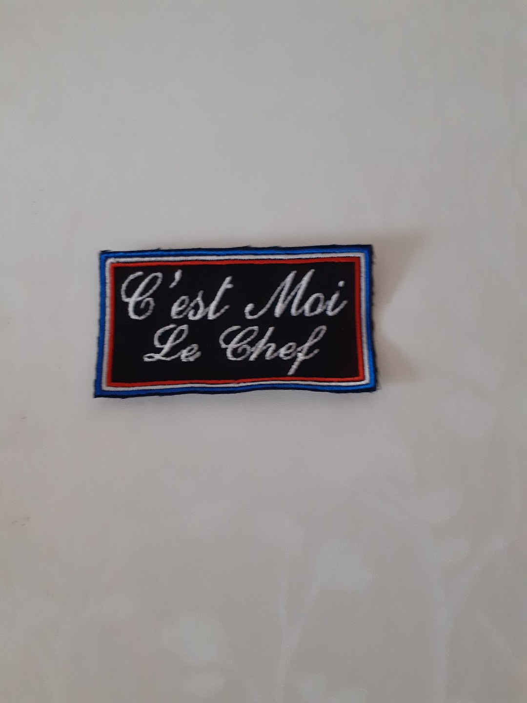 Patch C'est Moi Le Chef Embroidered to Sew customized-haberdashery-patch It's Me the Chef ...