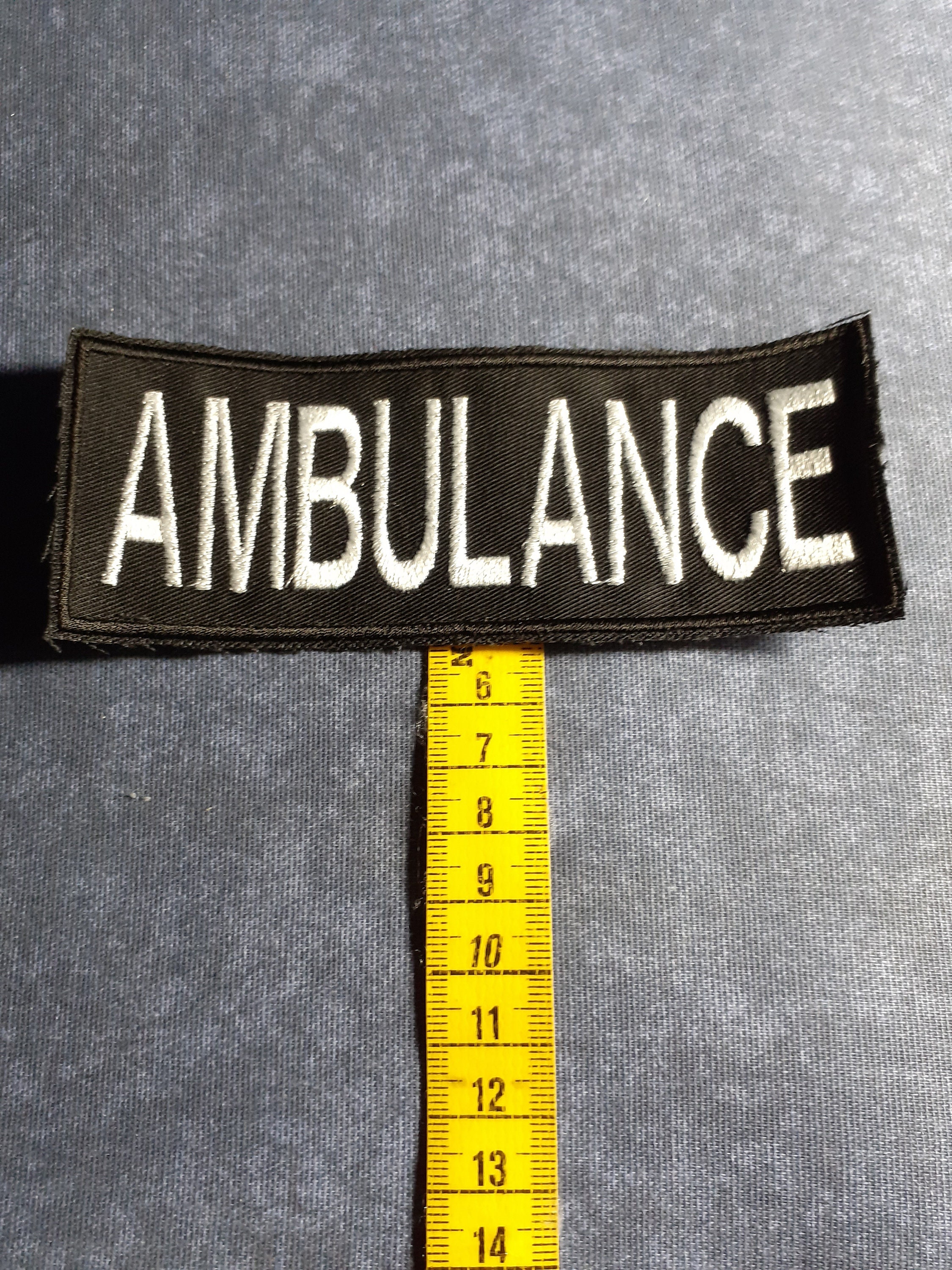 Embroidered Ambulance Patch to Sew-customized-ambulance-haberdashery ...