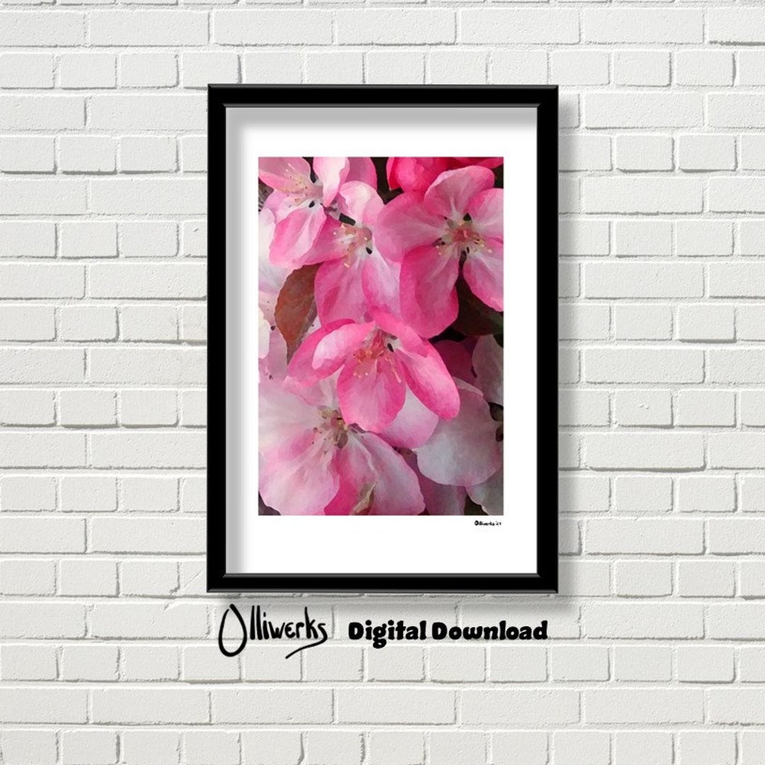 Blossoms Wall Art PDF: Printable, Digital Download, 2/3, 3/4, 4/5, ISO ...