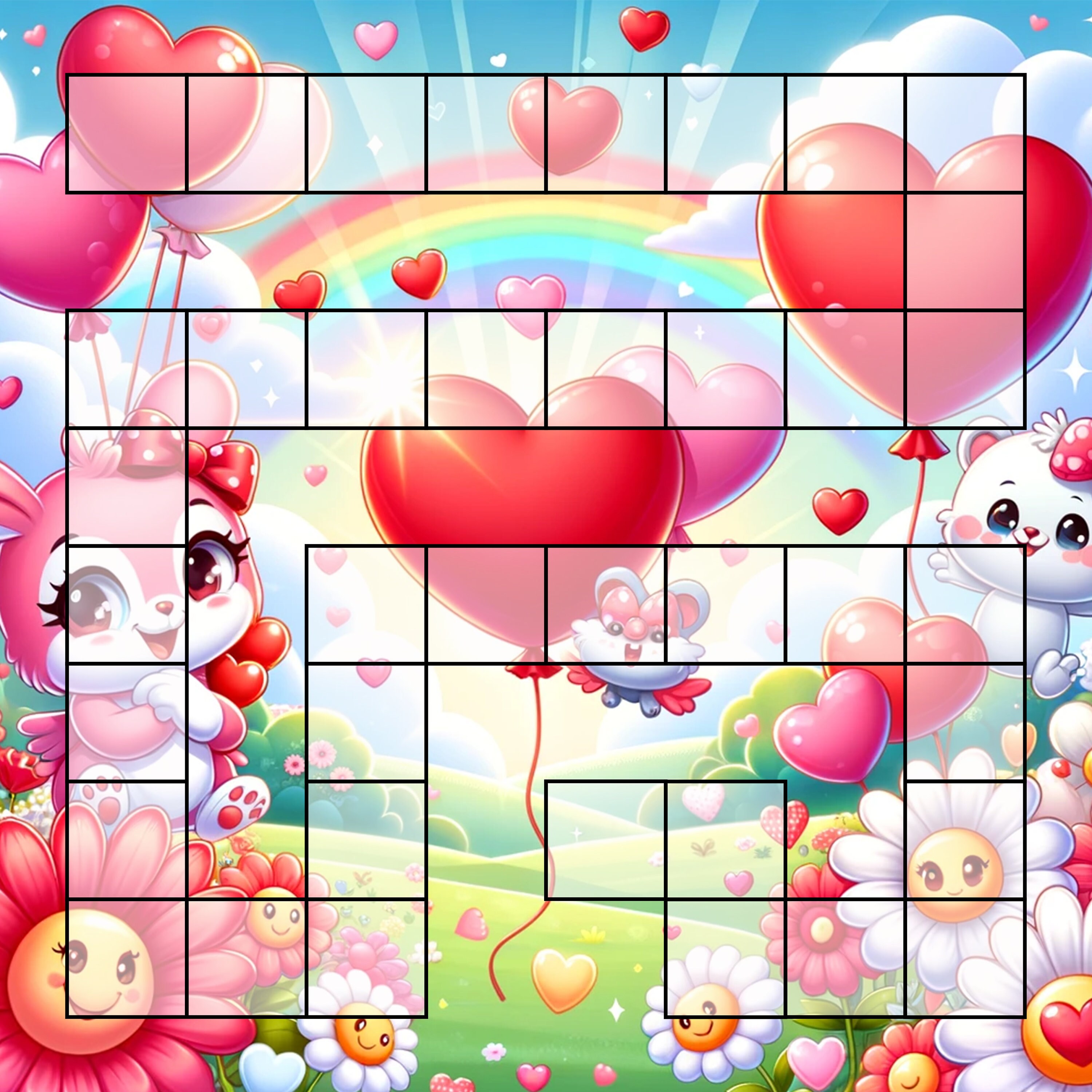 Children's Valentine's Day Board Game - Etsy