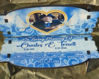 Small Memorial Bench, Memorial Keepsakes, Memorial Table, Mini Memorial ...