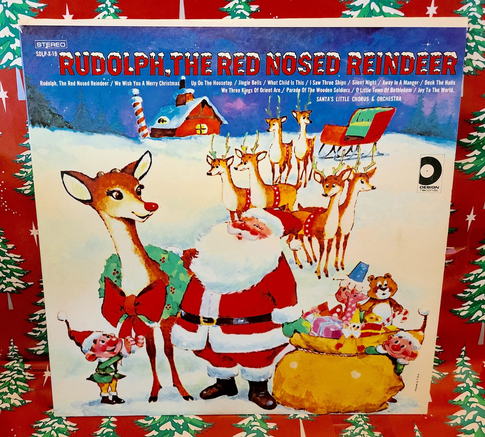 Rudolph the Red Nosed Reindeer - 1989 OG Vintage Vinyl Record - Etsy
