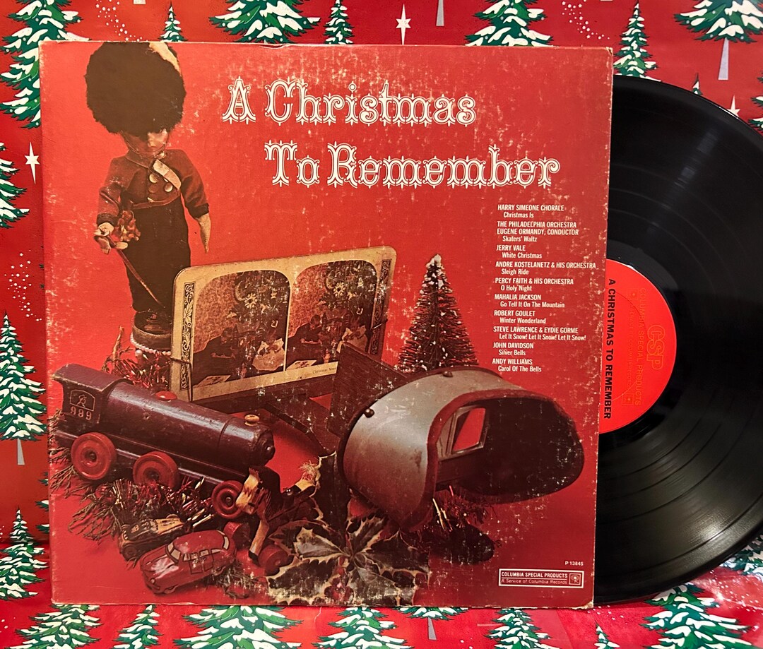 A Christmas to Remember - 1977 Vintage Vinyl Record Compilation - Etsy