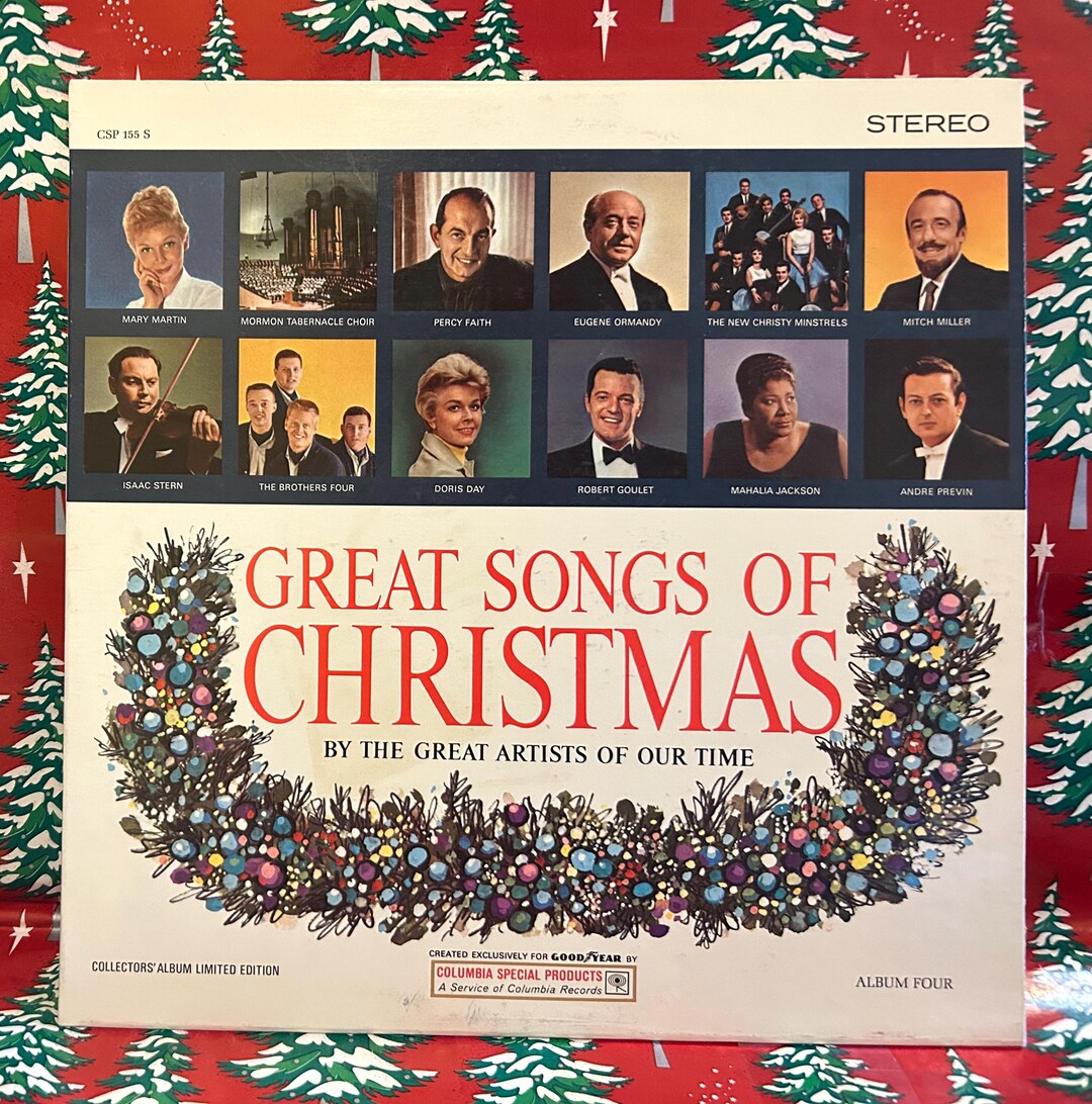 The Great Songs of Christmas album Four 1964 OG Vintage Vinyl Record ...
