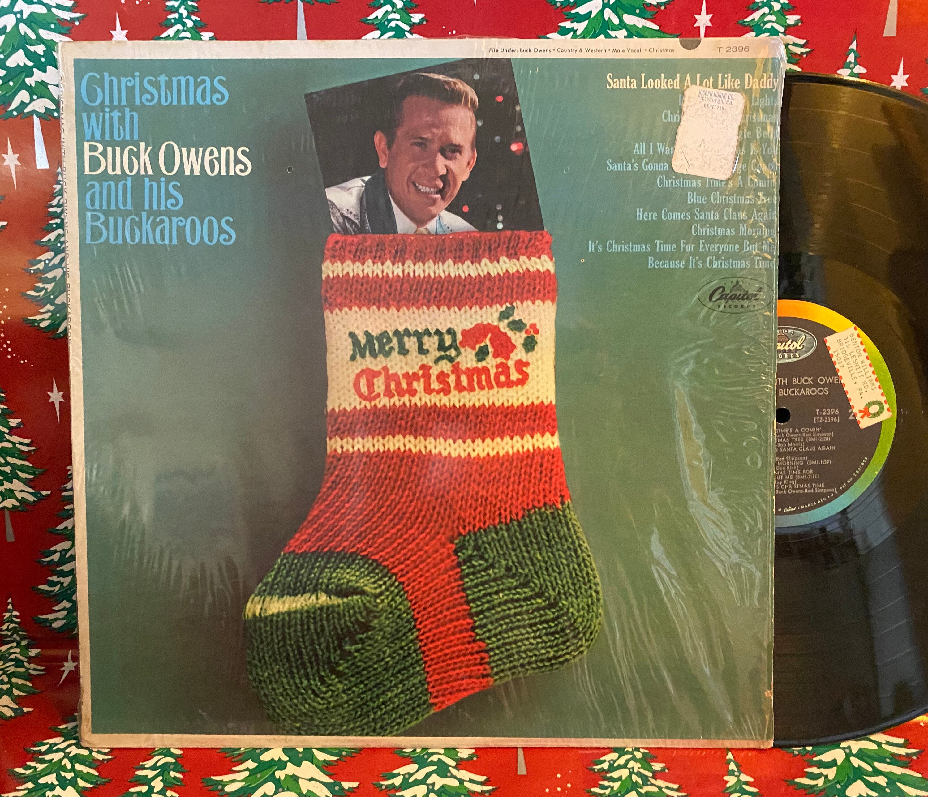 Christmas With Buck Owens and His Buckaroos - 1965 OG Vintage Vinyl ...