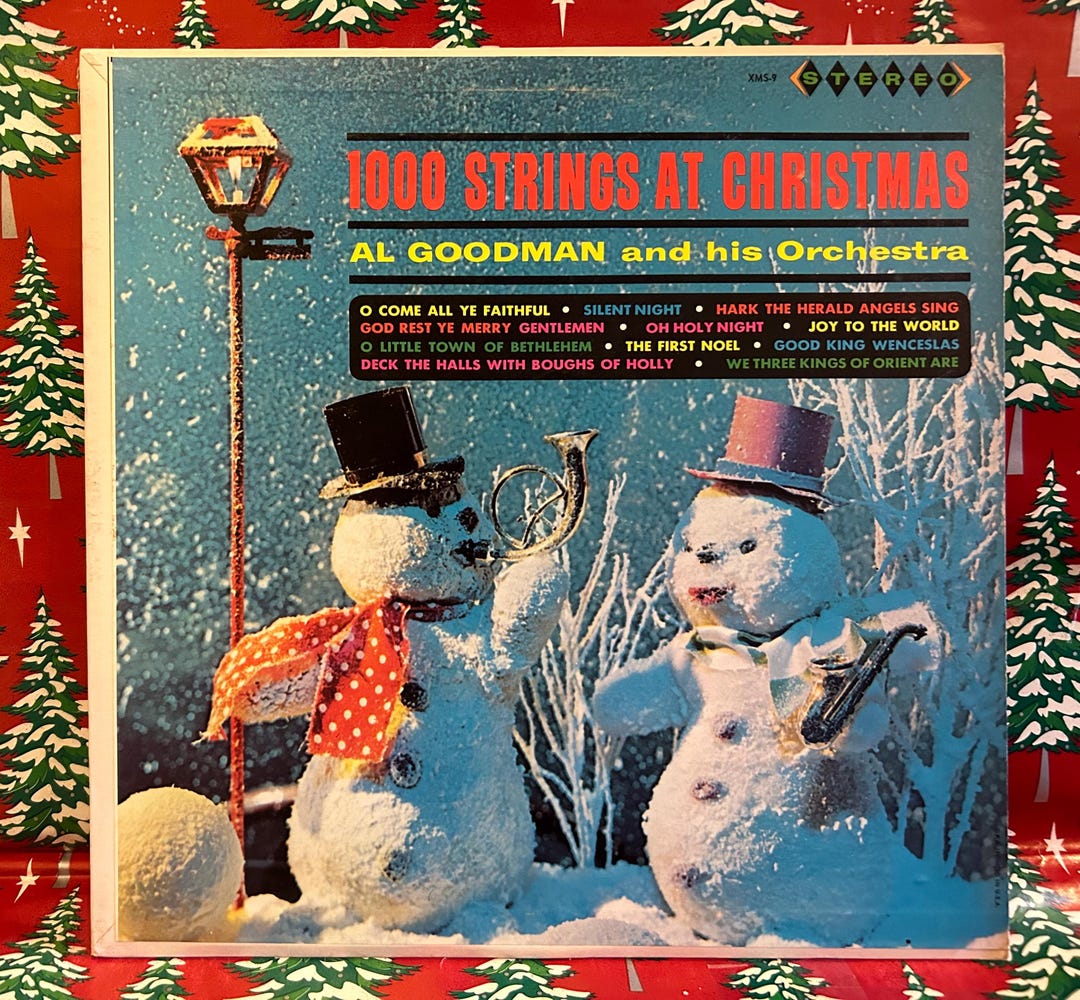 1000 Strings at Christmas Al Goodman 1959 OG Vintage Vinyl Record - Etsy