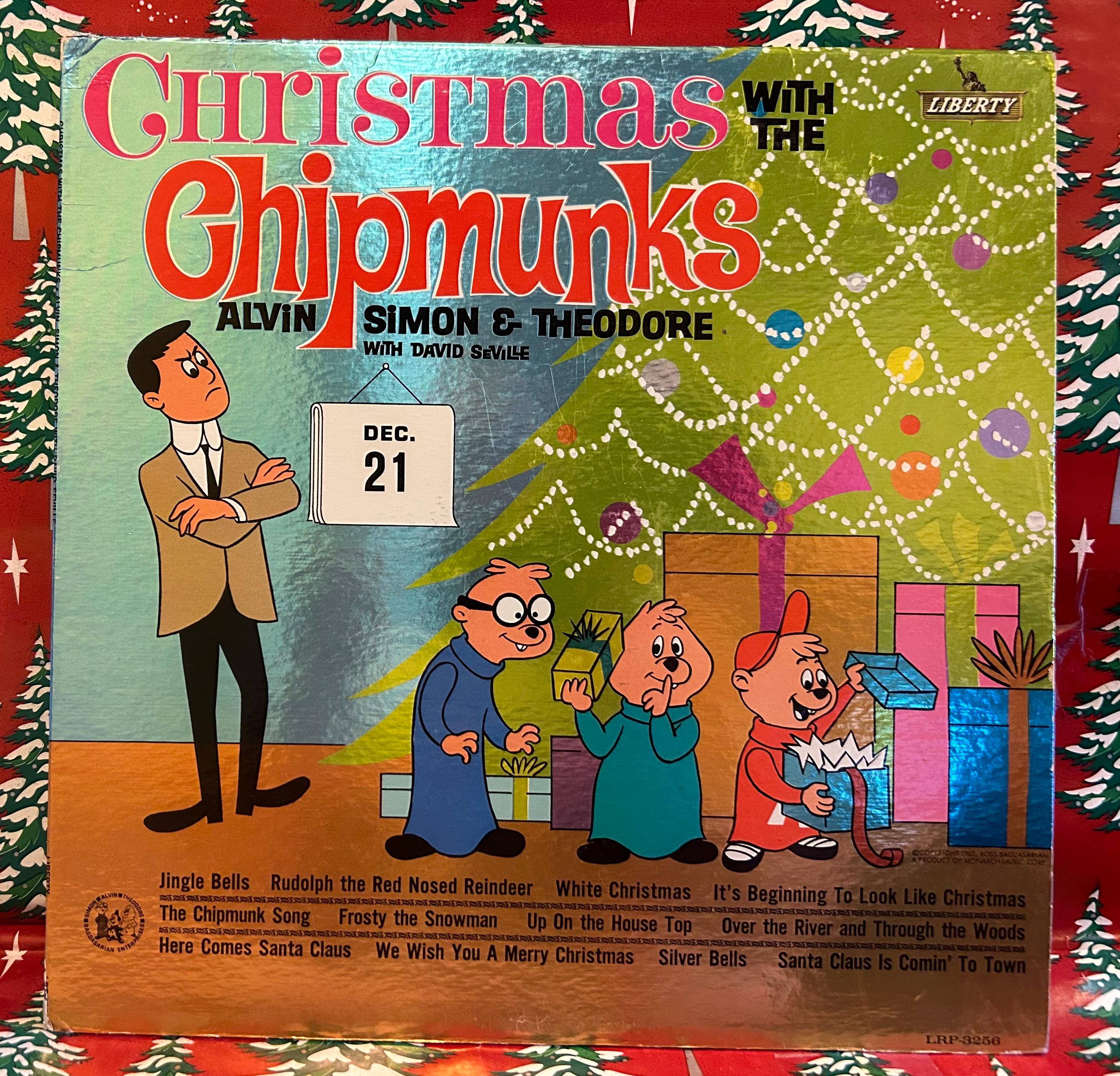 Christmas With the Chipmunks 1962 OG Vintage Vinyl Record - Etsy