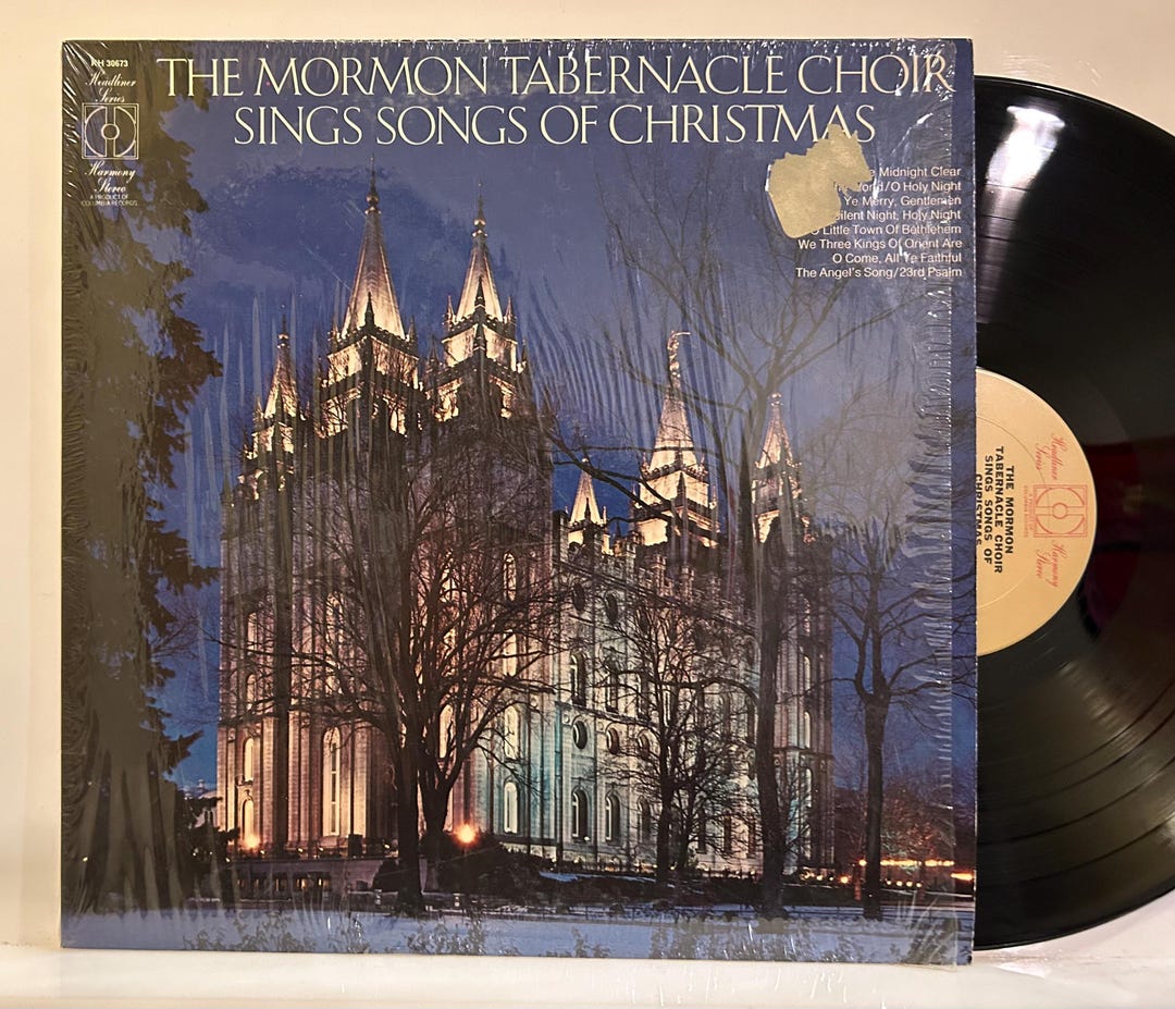 The Mormon Tabernacle Choir Sings Songs of Christmas 1971 OG Vintage ...