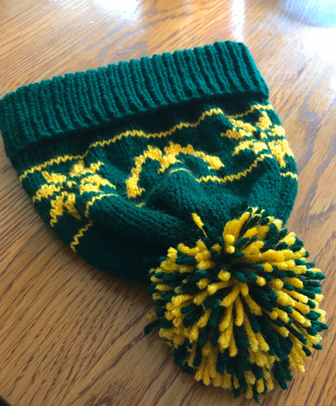 Custom College Knit Hat | Hand-knit Custom Hat | College Apparel ...