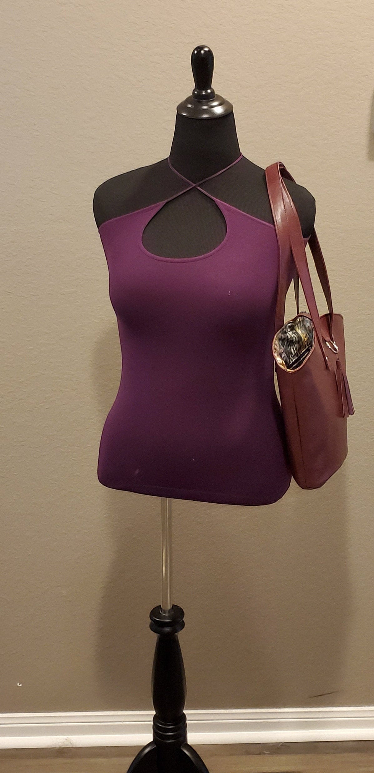 Bernice Satchel in Faux Fabulous Leather Tote Handbag Purse Digital PDF ...