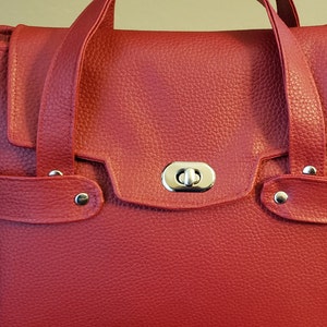 Margo Satchel Handbag Purse Digital PDF Sewing Pattern in Faux Fabulous ...